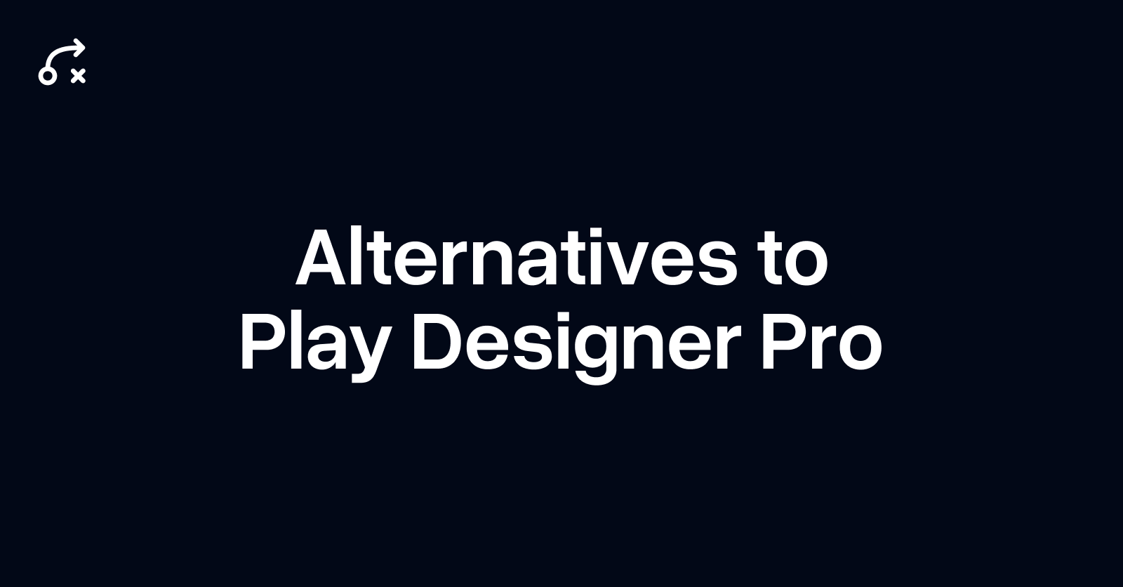 Alternatives | Play Designer Pro